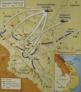 Operation Delaware map - 1st Cavalry Division Association