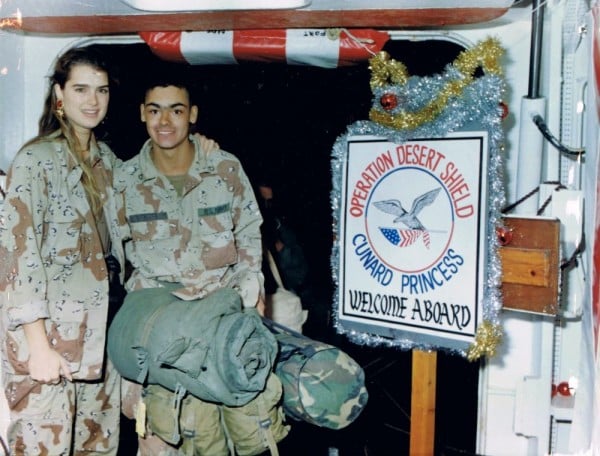 PFC David Webster Brooke Shields Dec 90 R&R | 1st Cavalry Division ...